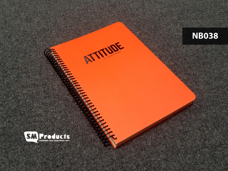 NB038 (Red): Medium Size Blank Pages Notebook – 01 Pc – SM Products