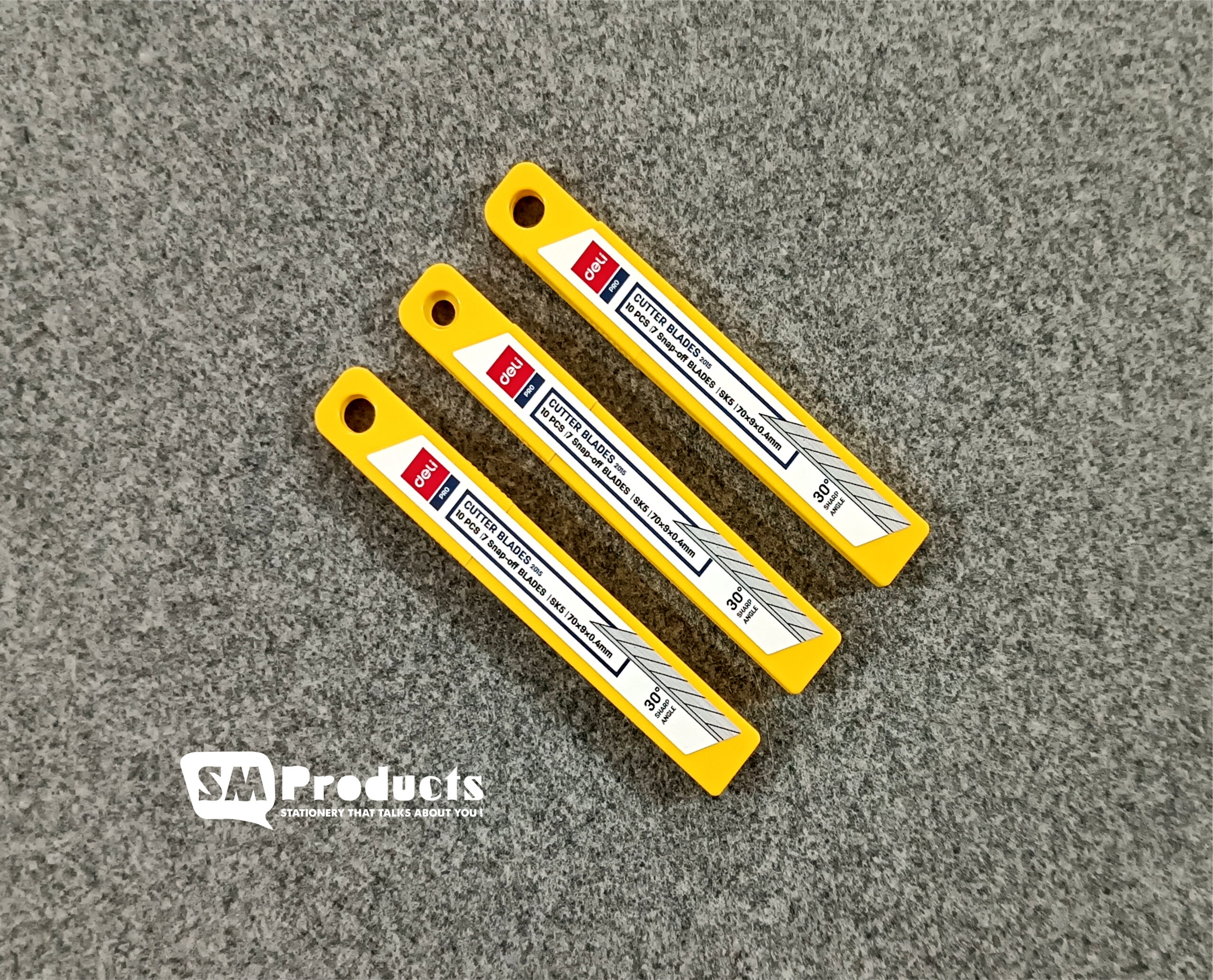 Deli E2015 Small Size Anti Cutter Blade – 03 Boxes Set – SM Products