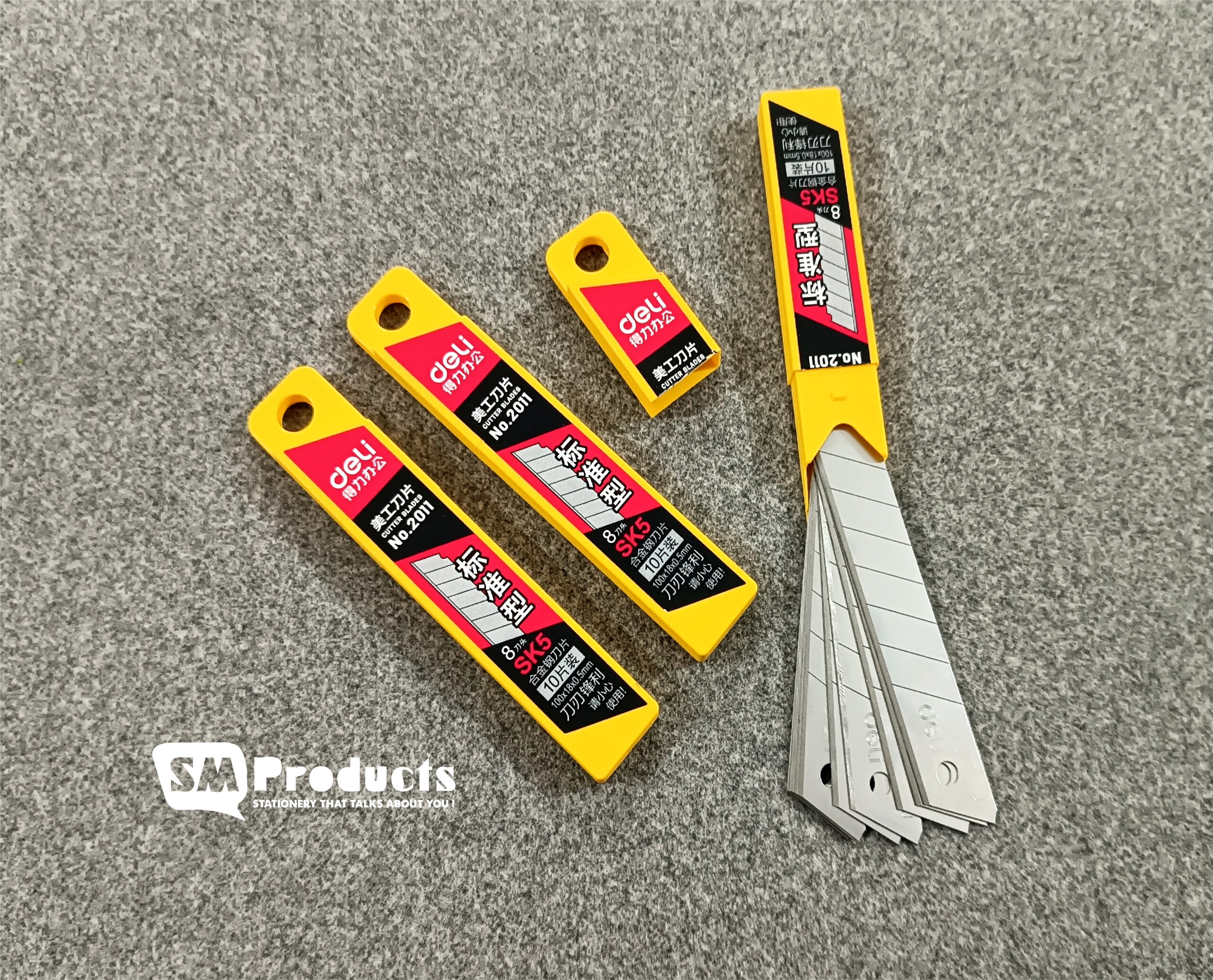 Deli SK5 Large Size Anti Cutter Blade – 01 Box – SM Products